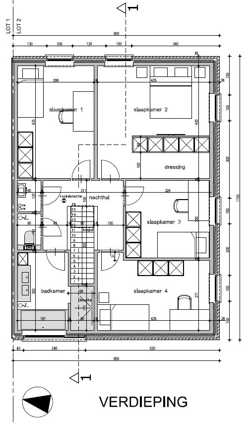 WPG - Grondplan verdieping - Bouwdesc